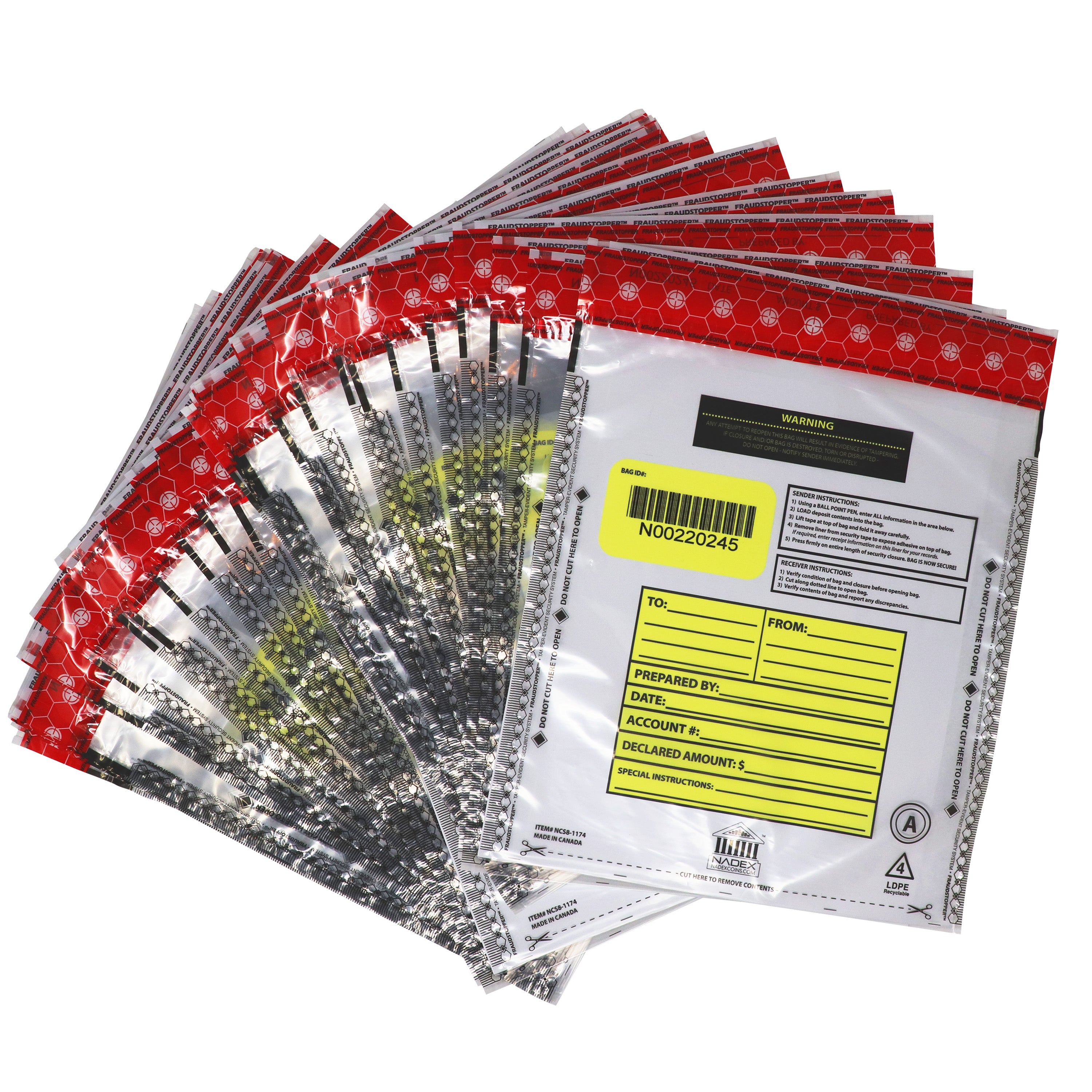 Security Bags & Tamper Evident Bags │ Nadex Coins